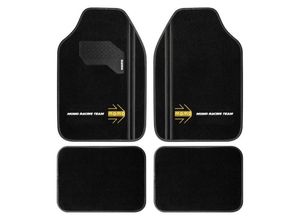 8051380000052 - Car Floor Mat MomlCM4A8BK White Black Universal