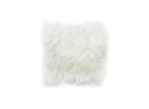 4002398911247 - Kissen in flauschiger Felloptik weiß 40 x 40 x 10 cm