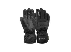 4060485485408 - Skihandschuhe REUSCH Snow Ranger GORE-TEX Damen Gr 105 schwarz-weiß (schwarz weiß) 84% Polyester 15% Polyurethan 1% Elasthan mehrfarbig Klassisch Handschuhe mit dauerhaftem Wetterschutz