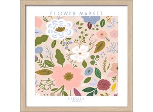 4019449496257 - PRO ART Gerahmtes Bild FLOWER MARKET (BHT 3250x3250x180 cm) BHT 3250x3250x180 cm bunt