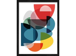 4019449487231 - PRO ART Gerahmtes Bild COLORFUL HALF (BHT 3250x4250x2 cm) BHT 3250x4250x2 cm bunt