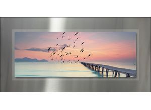 4019449422638 - PRO ART Aludibondbild BEACH II (LB 50x100 cm) LB 50x100 cm bunt Alubild Metallbild