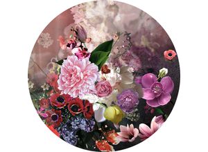 4019449455636 - PRO ART Glasbild BAROQUE FLOWERMIX II (D 30 cm) D 30 cm bunt Acrylglasbild