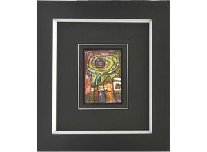 4260286493972 - Kunstdruck HUNDERTWASSER (BH 43x3850 cm) BH 43x3850 cm bunt Bild Gemälde Wandbild