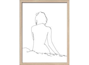 4019449460814 - PRO ART Gerahmtes Bild SKETCH OF A (BHT 3250x4250x2 cm) BHT 3250x4250x2 cm bunt