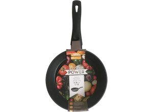 8007163302257 - Bratpfanne PINTINOX Power Aluminium Pfannen Gr Ø 20 cm schwarz (schwarz transparent) Bratpfannen 2-lagige Antihaftbeschichtung mit Glasdeckel Induktionsgeeignet