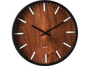 8720573826471 - Wanduhr Zifferblatt in Holz-Optik Ø 25 cm