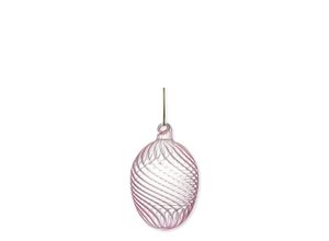 5707463469959 - Oster Ornament Ei hängend Ø 65 Höhe 10 cm pale pink