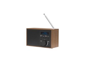 5706751042843 - DAB Radio - Retro-Radio - Küchenradio - Tragbares Radio - Batterien & Netz - DAB46 - Darkgrey