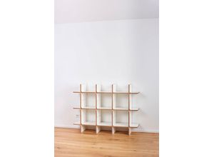 0742832925433 - Mehrzweckregal TOJO solo Modul 6 weiß Regale B H T 140cm x 105cm x 32cm MDF Standregal BreiteHöhe 140105 cm B140cm H105cm T32cm