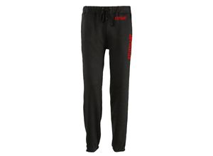 4068859101374 - multifanshop Jogginghose - Stuttgart - Bund & Seite - Druck rot - Trainingshose