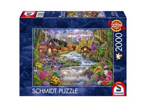 4001504588687 - Flussidyll in den Bergen Puzzle