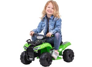 4056551139702 - Kinder-Elektroauto Jumpy Kinderquad 18 Watt Bremsautomatik LED-Lichter Daumengas Soundmodul (Grün)