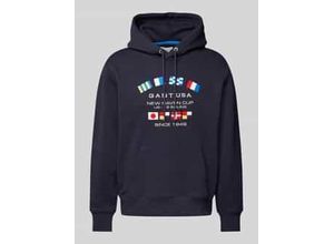 7325708191663 - Hoodie mit Label-Print