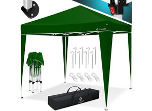 4260598875046 - KESSER® Pavillon 3x3m wasserdicht inkl Tasche Pop-Up Klicksystem UV-Schutz 50+ Faltpavillon Gartenzelt Partyzelt Metall-Verstrebungen