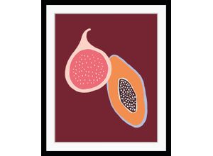 4049009920663 - Bild QUEENCE Paul Bilder Gr B H 50 cm x 60 cm Wandbild Obst Hochformat bunt (weinrot orange) Kunstdrucke Obst gerahmt 4049009920663 - Bild QUEENCE Paul Bilder Gr B H 50 cm x 60 cm Wandbild Obst Hochformat bunt (weinrot orange) Kunstdrucke Obst gerahmt