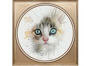4049009602750 - Acrylglasbild »Katze« Haustiere-Gemälde-Kunst-Katze-Katzen-Katzenbilder Fine Art-Print in Galeriequalität