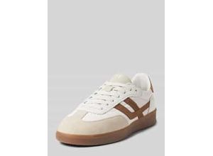 4061693429253 - Ledersneaker mit Kontrastbesatz Modell ELIAN