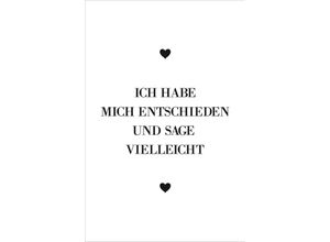 4049009635338 - Acrylglasbild QUEENCE Spruch Bilder Gr B H T 100 cm x 150 cm x 24 cm schwarz Acrylglasbilder Bilder