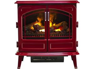 8716412235238 - Elektrokamin DIMPLEX Grand Rouge rot B62cm H66cm T39cm Elektrokaminöfen einfach an eine Standardsteckdose anschließen für sofortige Atmosphäre
