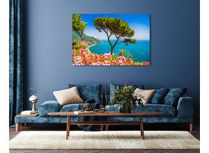 4047809885175 - Acrylglasbild QUEENCE Elissa Bilder Gr B H 120 cm x 80 cm Acrylglasbild Landschaft Querformat 1 St blau Acrylglasbilder