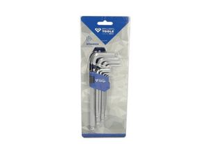 4042146778074 - Brilliant Tools - Winkelstiftschlüssel-Satz 9-tlg Torx®-Profil kurz