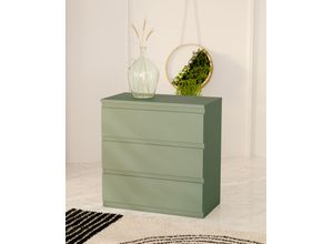 5904767036751 - Kommode EDMORE grün B772cm H798cm T422cm Sideboards Kommode Breite ca 78 cm
