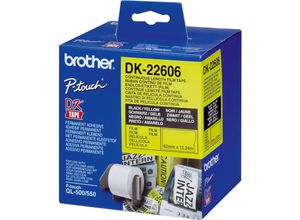 4977766628228 - DK-22606 - Folie   Film - Gelb - Rolle (62 cm x 152 m) - für QL 1050 1060 500 550 560 570 580 650 700