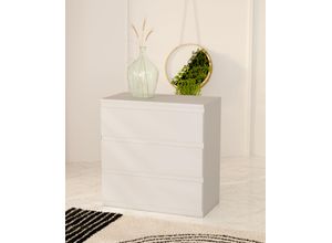 5904767036713 - Kommode EDMORE grau B772cm H798cm T422cm Sideboards Kommode Breite ca 78 cm