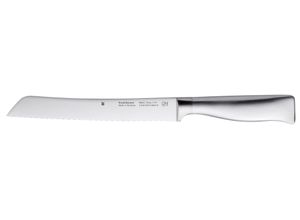 4000530676771 - Brotmesser Grand Gourmet grau (edelstahl) Gesamtlänge 32cm Klingenlänge 19cm Spezialklingenstahl Kochmesser Doppelwellenschliff Performance Cut Made in Germany