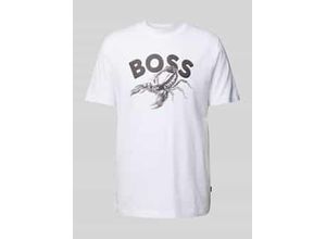 4063546275215 - T-Shirt mit Label-Motiv-Print Modell Bossfish