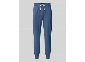 4063545197983 - Relaxed Fit Sweatpants mit Label-Stitching Modell Mix&Match