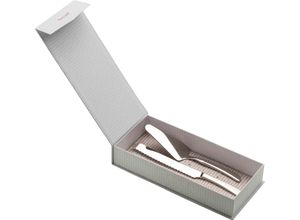 8007163204308 - Tortenheber PINTINOX Esclusivi Küchenpaletten silberfarben (edelstahlfarben) Servierbesteck 2-teilig Tortenmesser und Tortenheber in Geschenkbox Edelstahl 1810