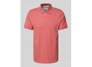 4099977235580 - Regular Fit Poloshirt aus reiner Baumwolle mit Label Stitching