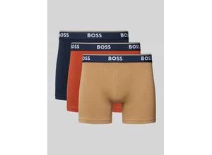 4063546151946 - Boxershorts mit elastischem Label-Bund Modell Power im 3er-Pack