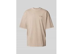 4059919522499 - Oversized T-Shirt mit Label-Stitching