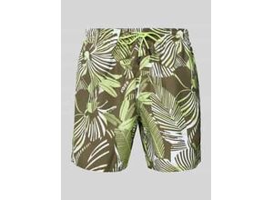 4063545984842 - Relaxed Fit Badeshorts mit Label-Badge Modell Piranha