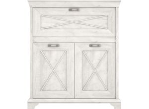 5904767110246 - Kommode Kashmir weiß (pinia weiß) B123cm H1433cm T482cm Dekorfolie Sideboards Breite 123 cm 5904767110246 - Kommode Kashmir weiß (pinia weiß) B123cm H1433cm T482cm Dekorfolie Sideboards Breite 123 cm