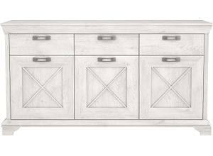 5904767853686 - Kommode Kashmir weiß (pinia weiß) B1783cm H959cm T482cm Dekorfolie Sideboards Breite 178 cm 5904767853686 - Kommode Kashmir weiß (pinia weiß) B1783cm H959cm T482cm Dekorfolie Sideboards Breite 178 cm