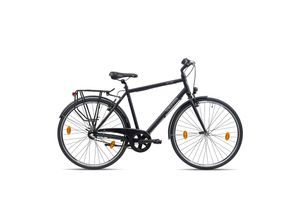 4250585419629 - Chrisson City One Urban Bike 28 Zoll Herren Fahrrad Damen 160 - 180 cm 3 Gänge schwarz 53 cm