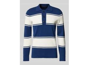 7325869320810 - Regular Fit Rugbyshirt aus reiner Baumwolle in leichtem Milano-Strick