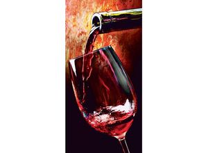 4027292105349 - Glasbild HOME AFFAIRE Wine Bilder Gr B H 30 cm x 60 cm rot Glasbilder Bilder 3060 cm