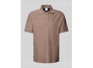 4067983103261 - Relaxed Fit Poloshirt mit Label-Stitching