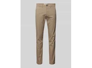 5715363883935 - Slim Fit Chino in unifarbenem Design Modell NEW Miles