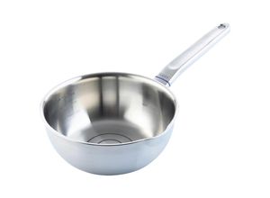 4006925283203 - Sauteuse ø 20 cm lafer Kochtopf aus 18 10 Edelstahl und Aluminium mit Abgießrand Kochgeschirr für Ceran- Gas- Elektro- Induktionsherde