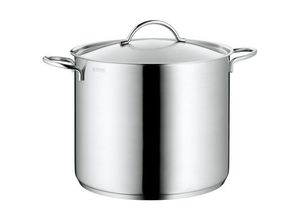 4000530582584 - Gemüsetopf Thrans Therm  Silber  Metall  14 L  rund  backofengeeignet breiter Schüttrand geschmacksneutral säurefest  Kochen Töpfe