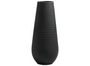 4003686331297 - Vase Manufacture Collier  Schwarz  Keramik  länglich  115x26x115 cm  zum Stellen  Dekoration Vasen Keramikvasen