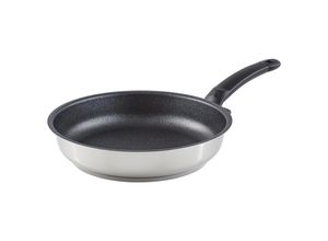 4009209374765 - Bratpfanne FISSLER Adamant premium Edelstahlpfanne beschichtet Pfannen Gr Ø 28 cm grau (anthrazit) Bratpfannen induktionsgeeignet kratzfeste Antihaft-Beschichtung Made in Germany