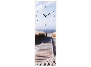 4260579155051 - Wanduhr  Mehrfarbig  Glas  20x60x31 cm  Dekoration Uhren Wanduhren