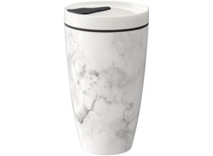 4003686414068 - likeVilleroy & Boch Coffee-To-Go-Becher TO GO TO Stay  Weiß Grau  Keramik Kunststoff  035 L  Kaffee & Tee Tassen Thermobecher